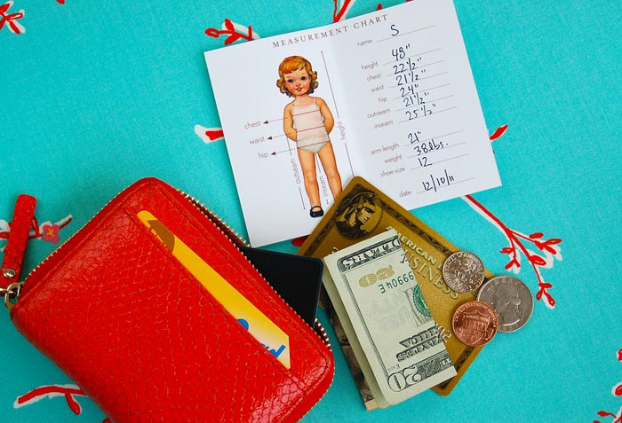 Wallet-Sized Measurement Chart: A Little Holiday Gift for You | Blog ...