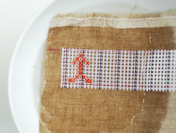 Customizing With Oliver + S: Cross-Stitching With Waste Canvas | Blog ...