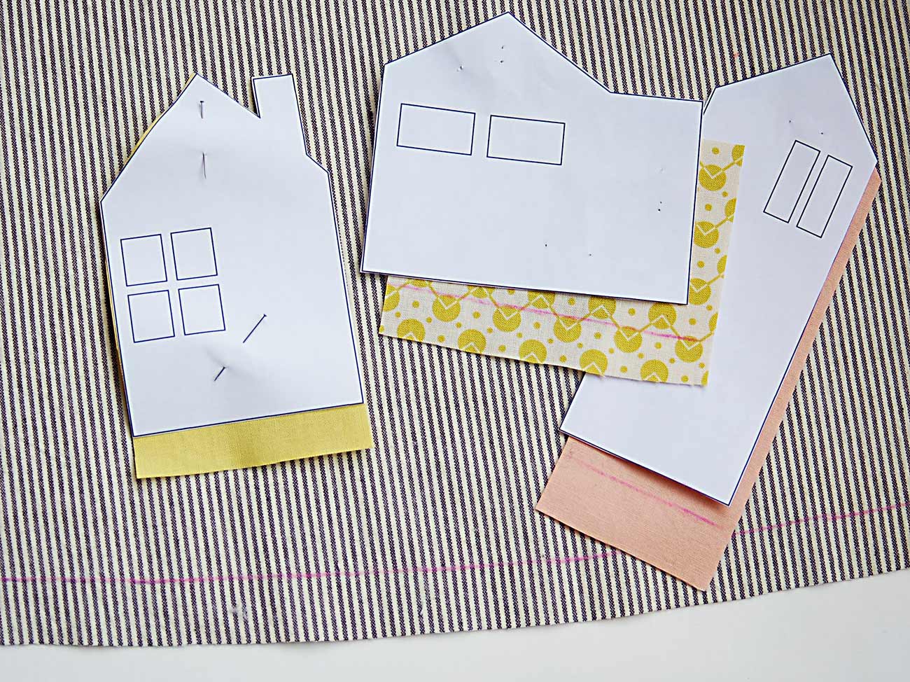 Customizing With Oliver + S: Raw-Edge House Applique | Blog | Oliver + S