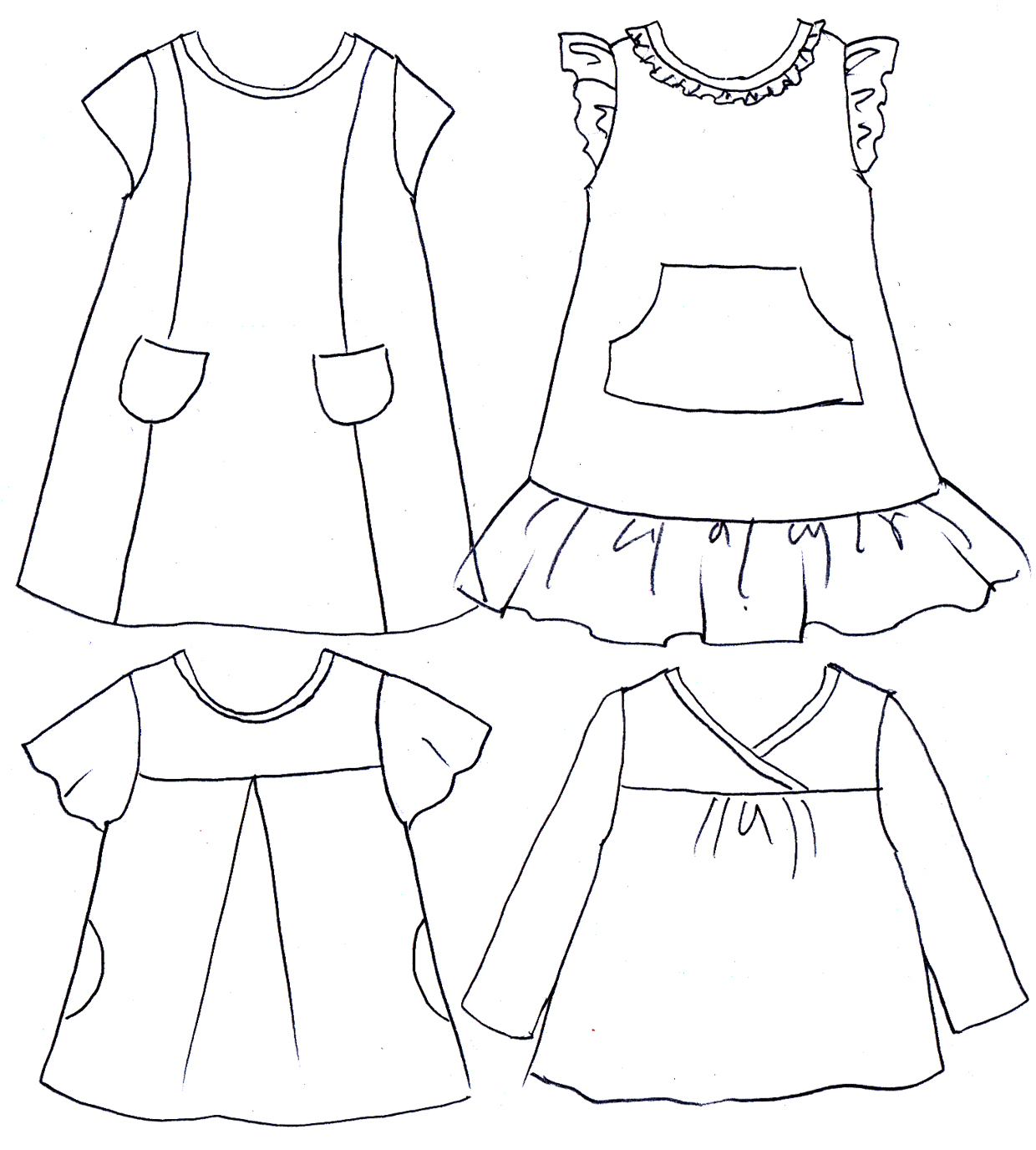 Building Block Dress for Knits and a Few Other Things | Blog | Oliver + S