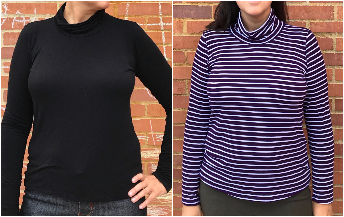 How to Draft a Turtleneck Using Any T-Shirt Pattern | Blog | Oliver + S