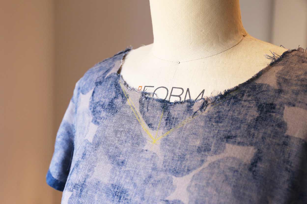 How to Convert Any Pattern to a v Neck | Blog | Oliver + S