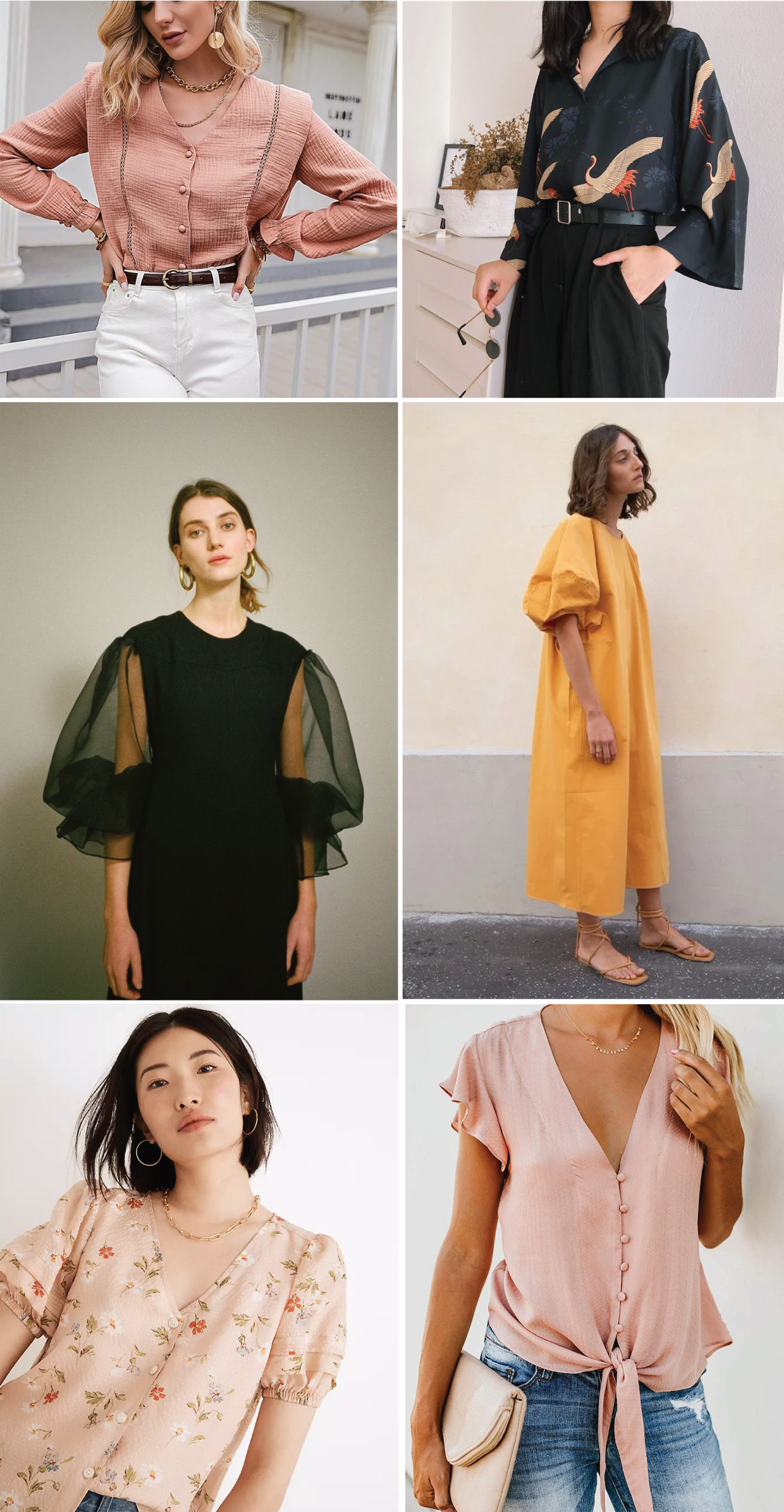 Geneva v-Neck Blouse Pattern Fabric and Styling Ideas | Blog | Oliver + S