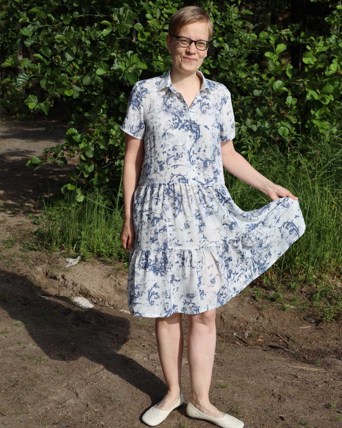 Tutorial: Classic Shirt to Tiered Dress | Blog | Oliver + S