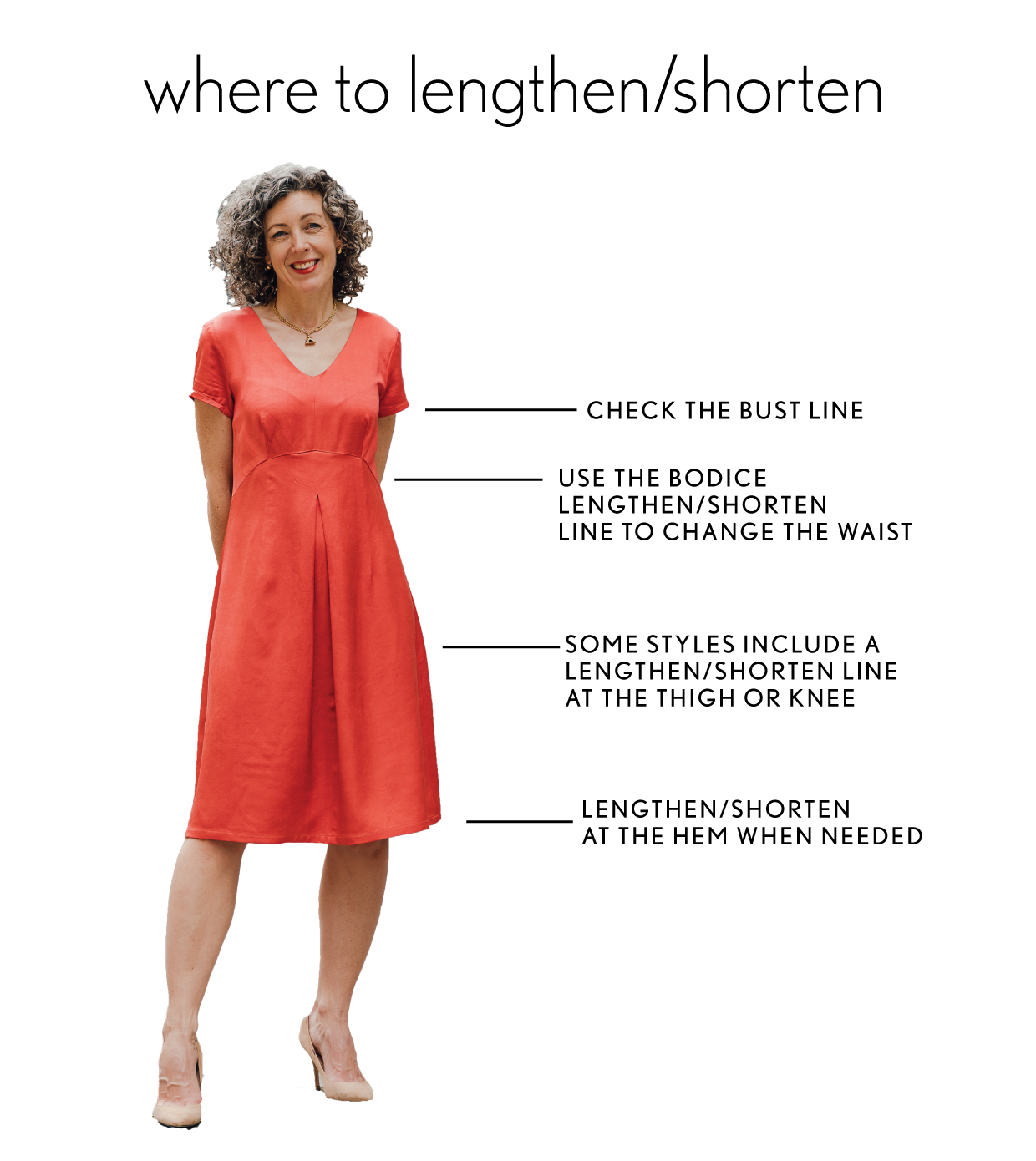 Using the Lengthen/shorten Line to Adjust to Your Size | Blog | Oliver + S