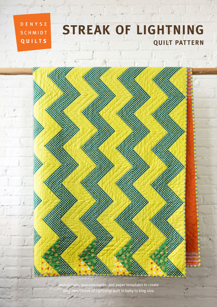 Digital Streak Of Lightning Quilt Pattern | Shop | Oliver + S