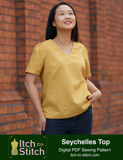 Digital Seychelles Top Sewing Pattern | Shop | Oliver + S
