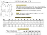 Digital Remy Raglan Top Sewing Pattern | Shop | Oliver + S